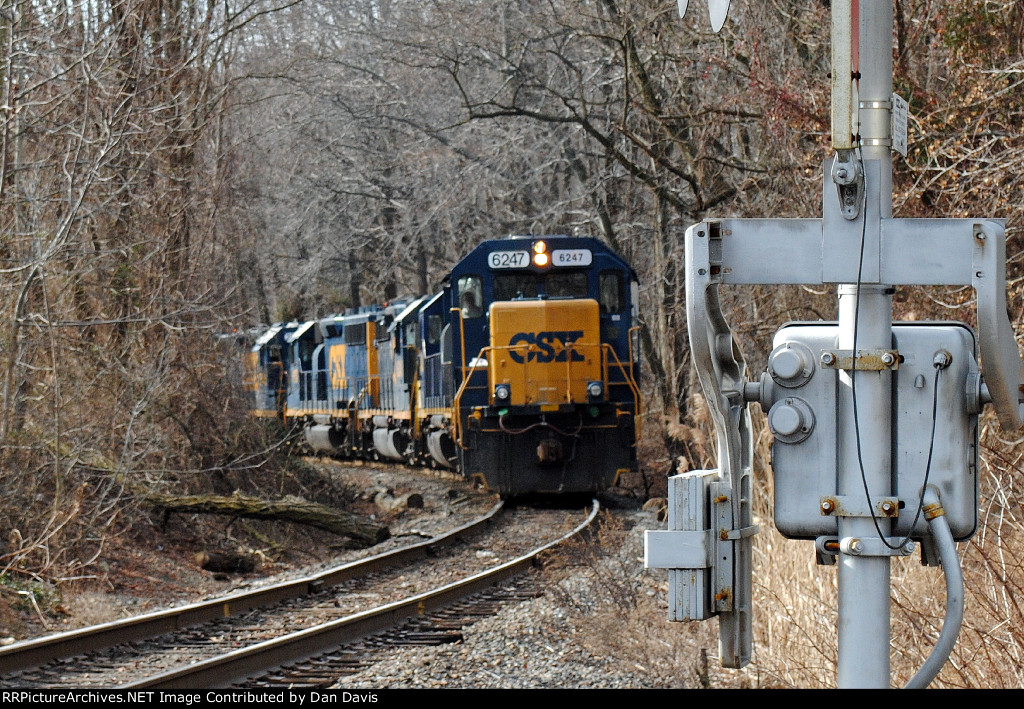 C970-29 back into Woodbourne Yard